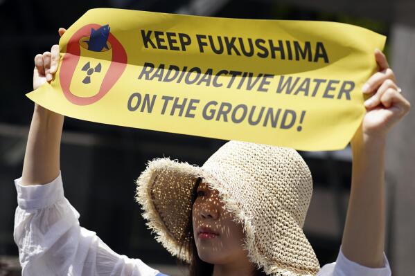Dozens Rally Against Fukushima Plant Water Release Plan Ap News