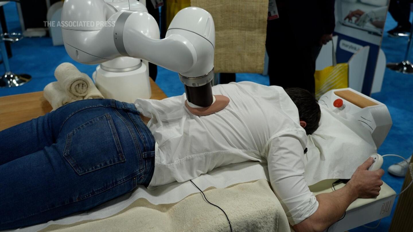 Robotic Masseuse Uses Ai To Tailor Massage To Users Needs Ap News