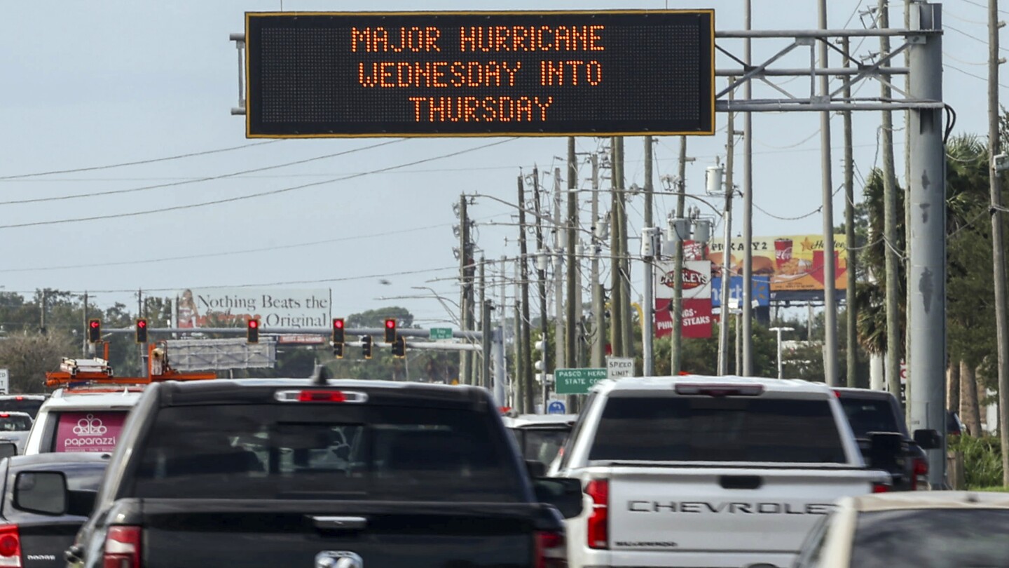 Hurricane Milton Florida Urges Evacuations As Massive Storm Surge