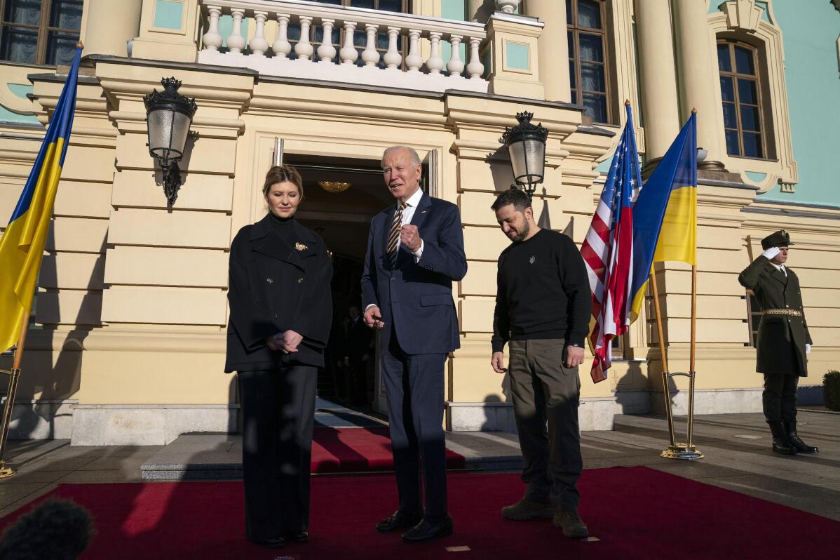 Biden Declares Kyiv Stands In Surprise Visit To Ukraine Ap News