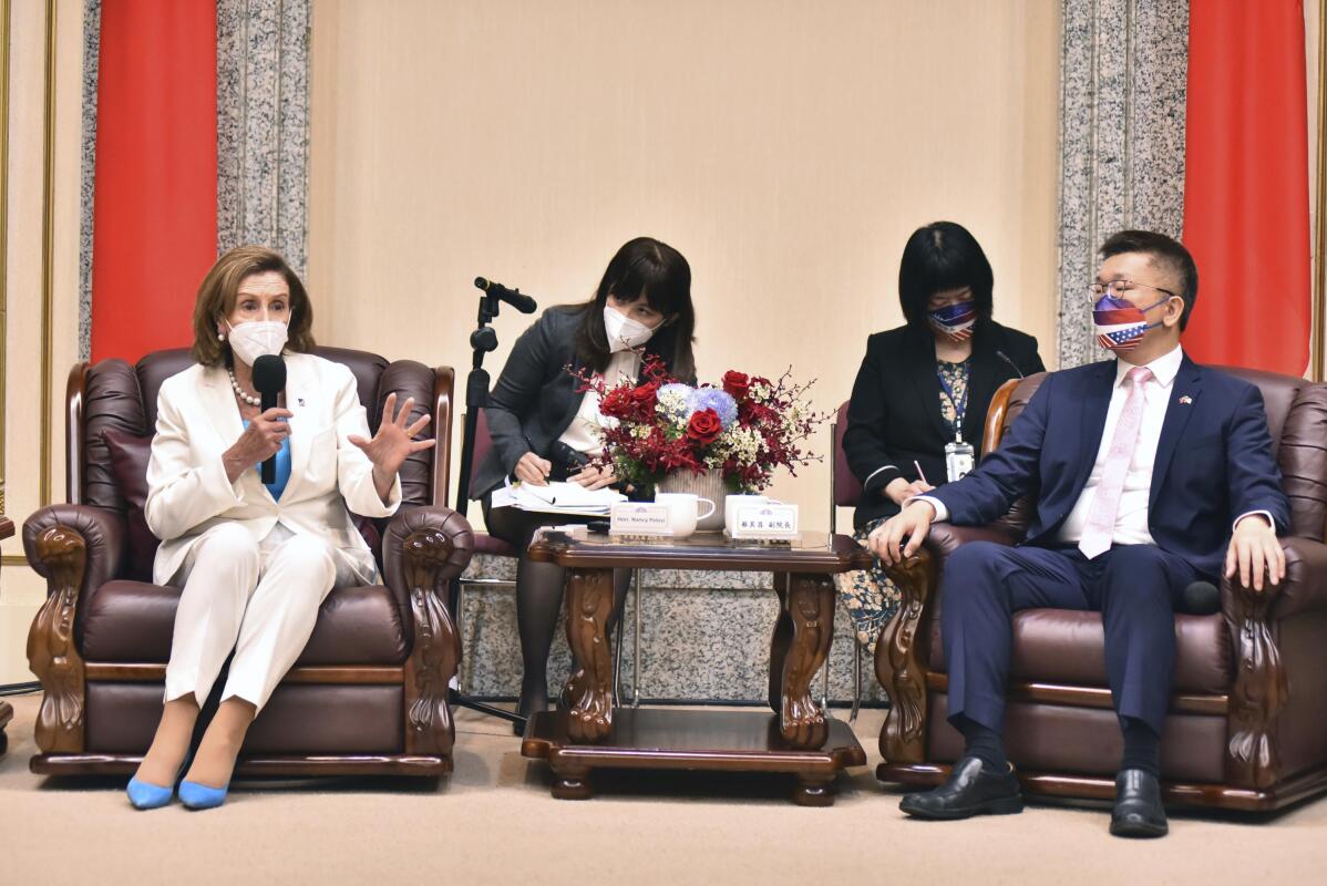 Pelosi Tells Taiwan Us Commitment To Democracy Is Ironclad Ap News