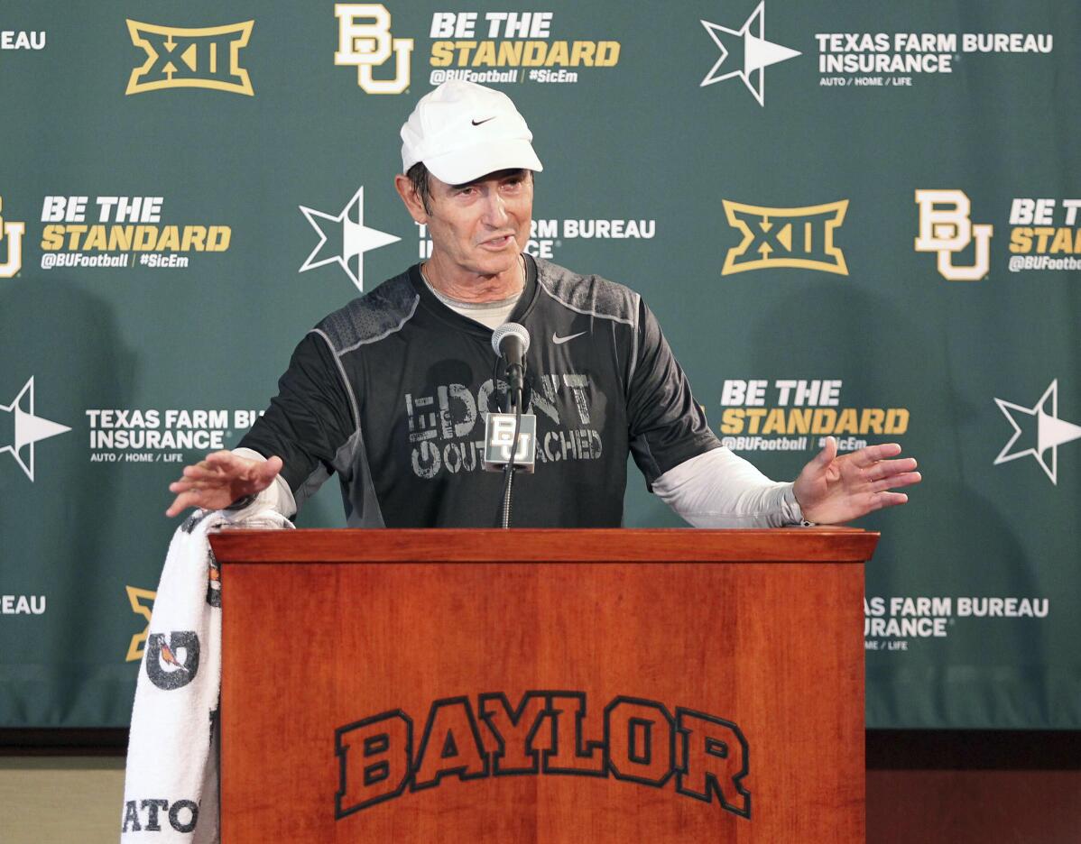 Ncaa Hands Baylor Probation Fine In Sex Assault Scandal Ap News