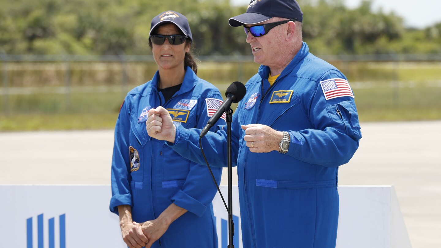 NASA astronauts Butch Wilmore and Sonny Williams arrive in Florida on ...