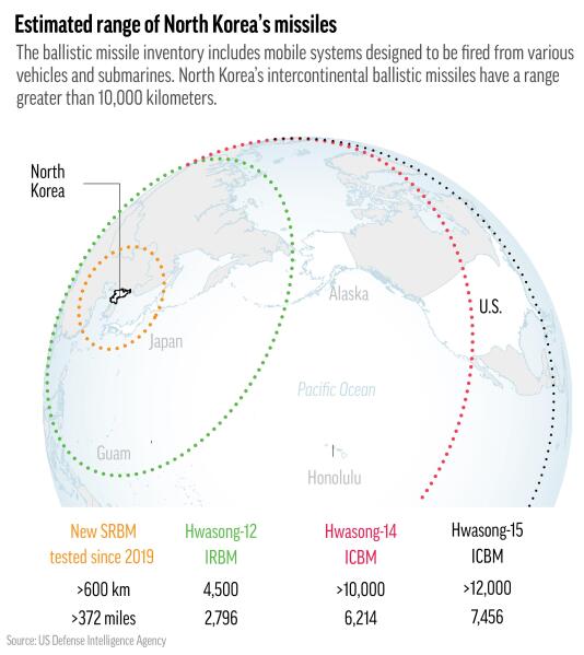 North Korea Test Fires Icbm With Range To Strike Entire Us Ap News